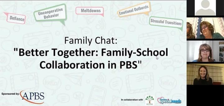 Family Chat: “Better Together: Family School-Collaboration in PBS ...