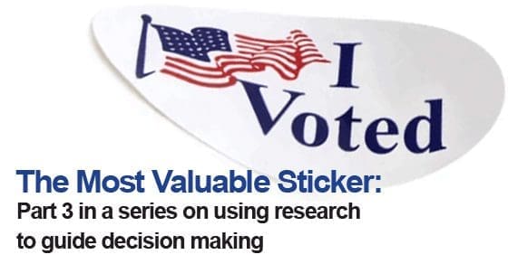 The Most Valuable Sticker: I Voted - Parenting Special Needs Magazine