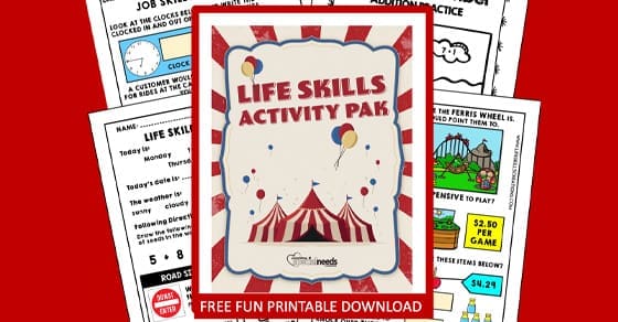 FREE DOWNLOADS: Life Skills Activity Pack - Parenting