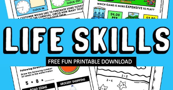 FREE DOWNLOADS: Life Skills Activity Pack - Parenting